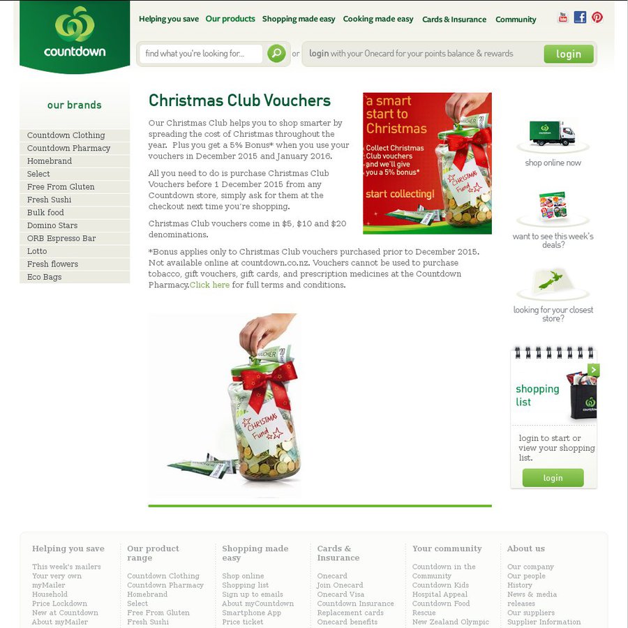 Buy Countdown Christmas Club Voucher before Dec 1, Get 5% Bonus When ...