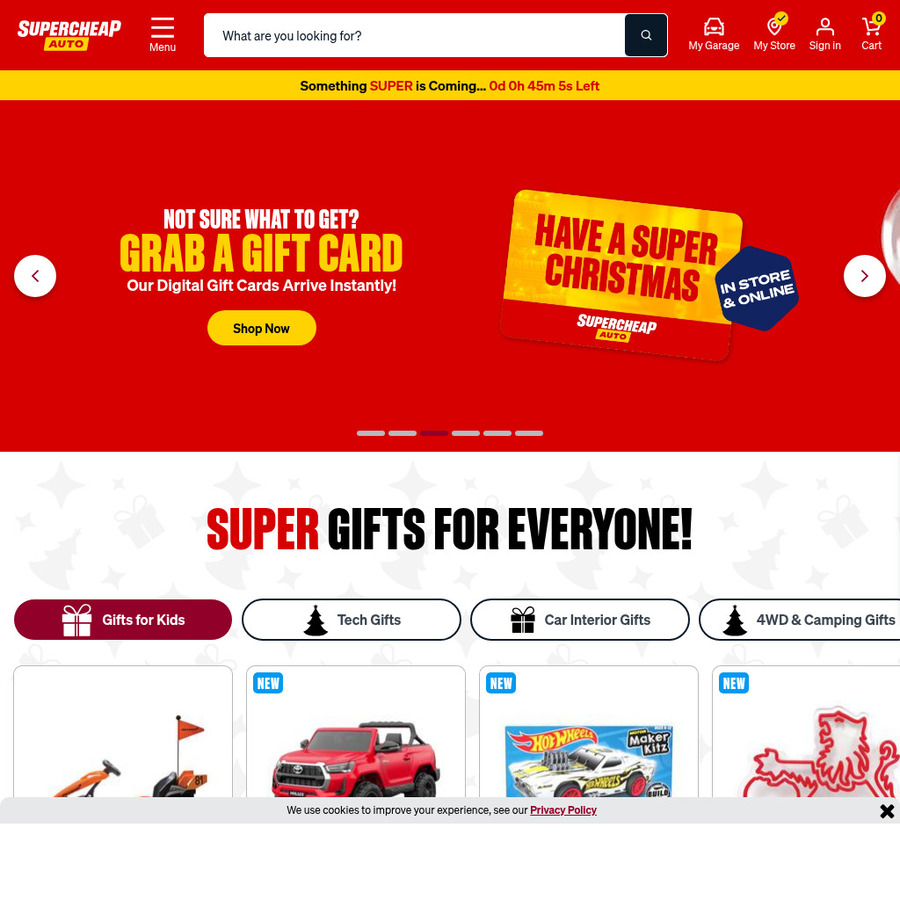 25% off Sitewide @Super Cheap Auto - Online Only until 11:59pm Today ...