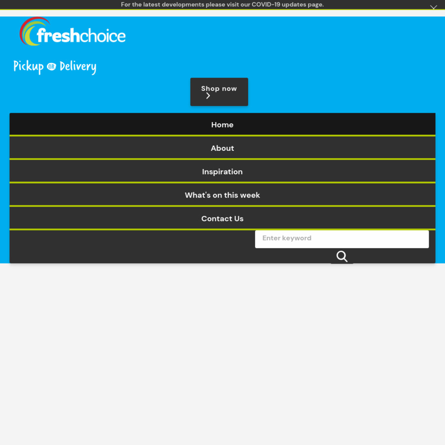 $20 off Online Shopping When You Spend $150 or More @ Fresh Choice ...