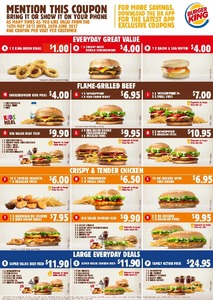 Burger King May Coupons: Creamy Mayo Double Cheeseburger $4, Kids Meal ...