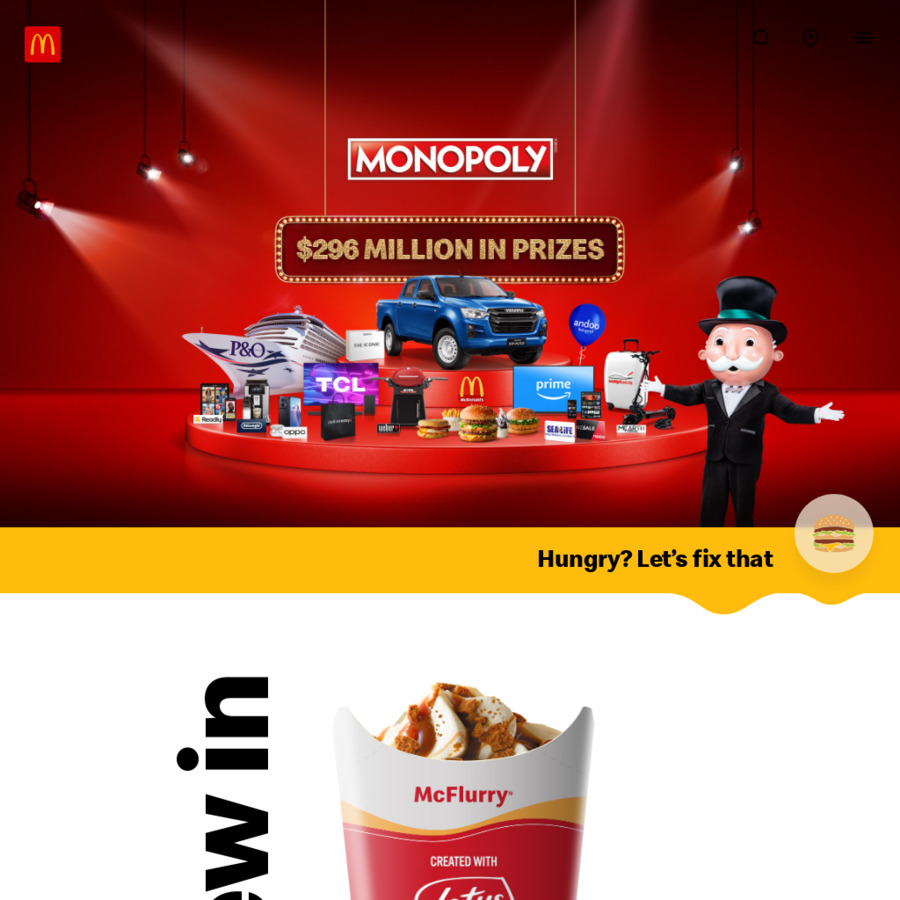 Free Chance Card for McDonald's Monopoly @ McDonald's App - ChoiceCheapies