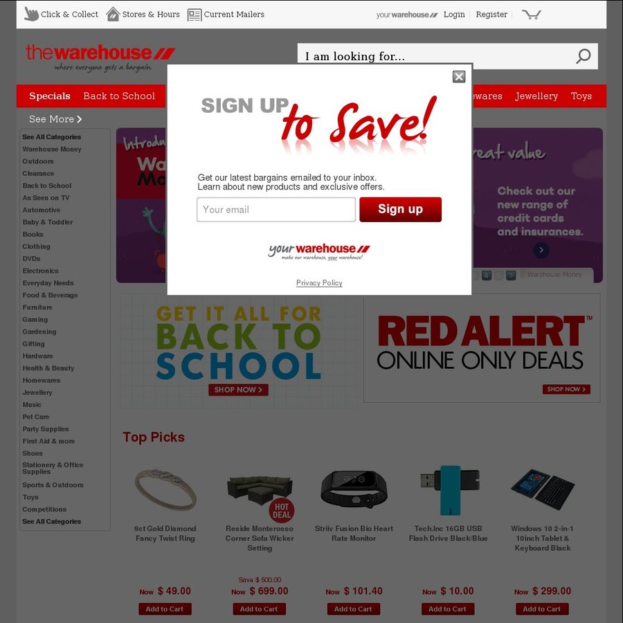 Christmas Clearance Stock from 7c @ The Warehouse Riccarton ...