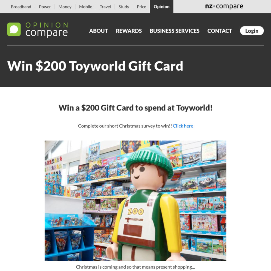 Win a $200 Toyworld Gift Card from Opinion Compare - ChoiceCheapies ...