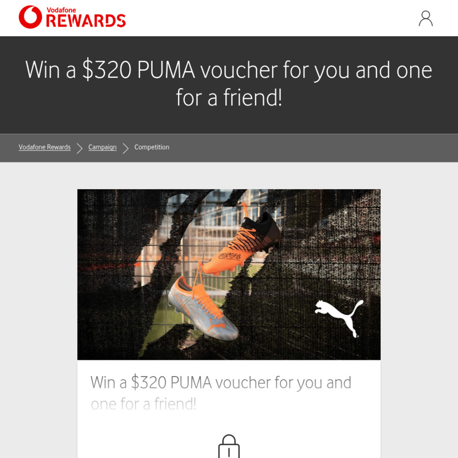 Win 2x $320 PUMA Vouchers (One for You, One for Friend) @ Vodafone ...