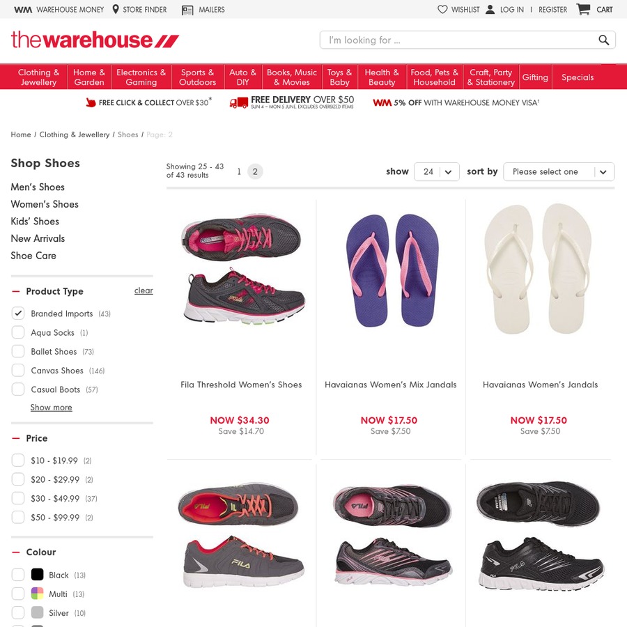 $39 Branded Shoes - Vans, Adidas, Nike - The Warehouse - ChoiceCheapies