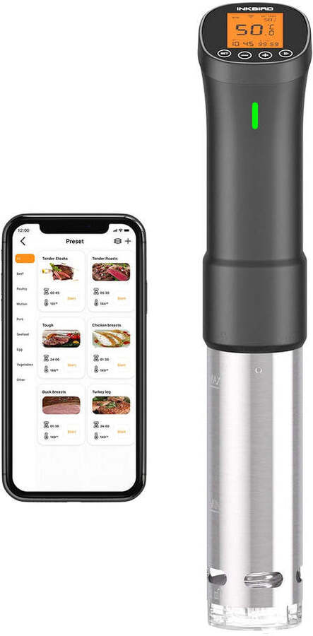 35% off INKBIRD Wi-Fi Sous Vide Slow Cooker ISV-200W $90.35 Delivered ...