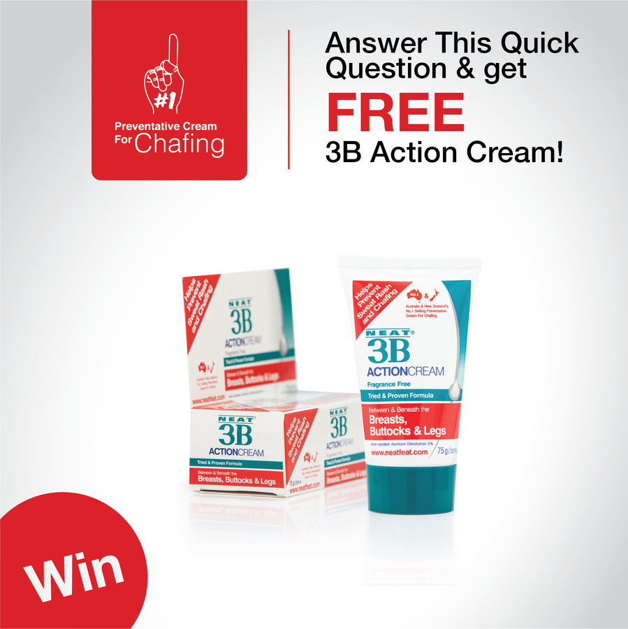 Win a Free Bottle of 3B Action Cream from Neat Feat - ChoiceCheapies ...