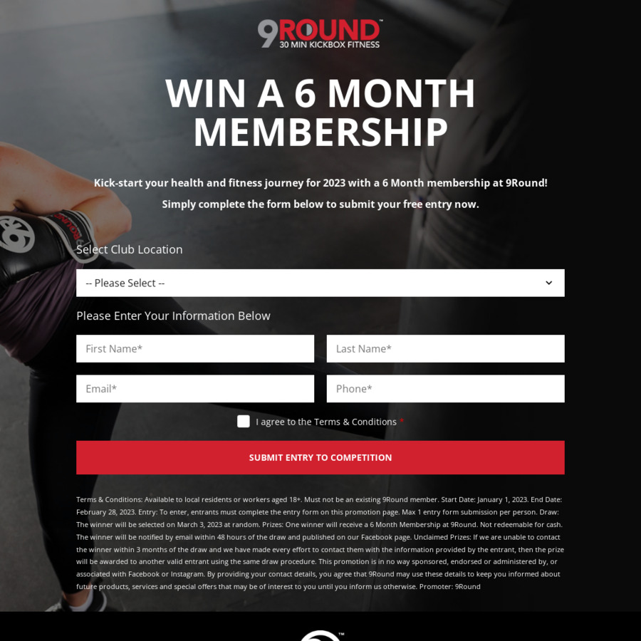 Win a 6 Month Fitness Membership @ 9Round - ChoiceCheapies Competitions