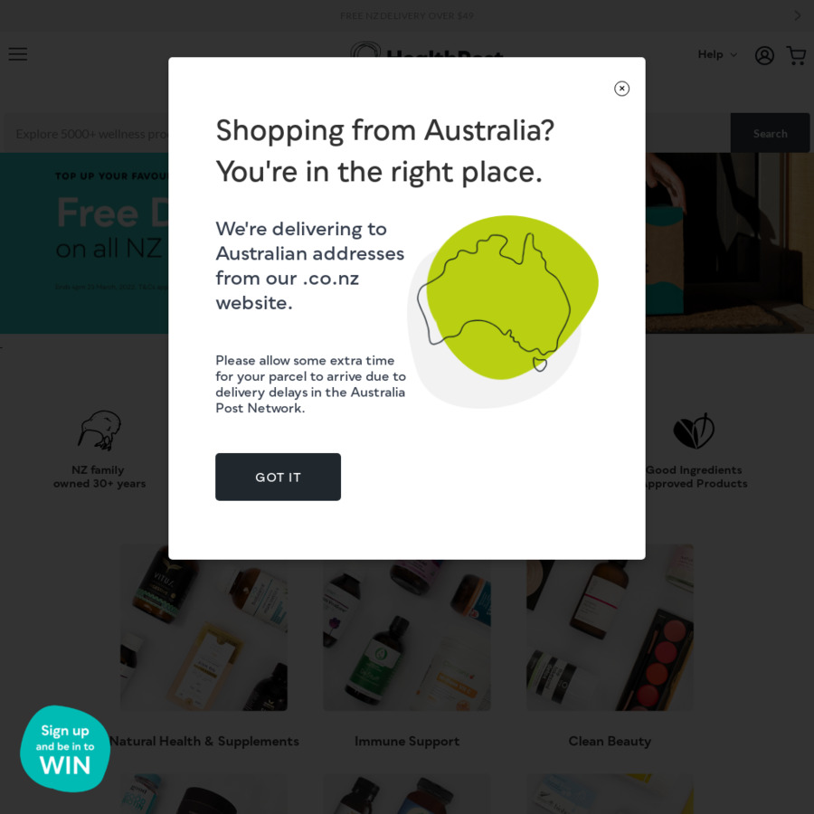 Free Delivery on All Orders With No Minimum Spend @ HealthPost ...