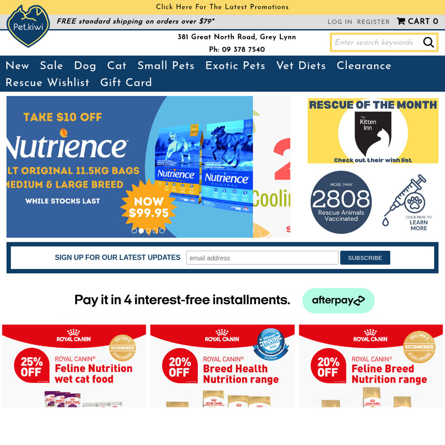 10% off Full Priced Items @ Pet.Kiwi - ChoiceCheapies