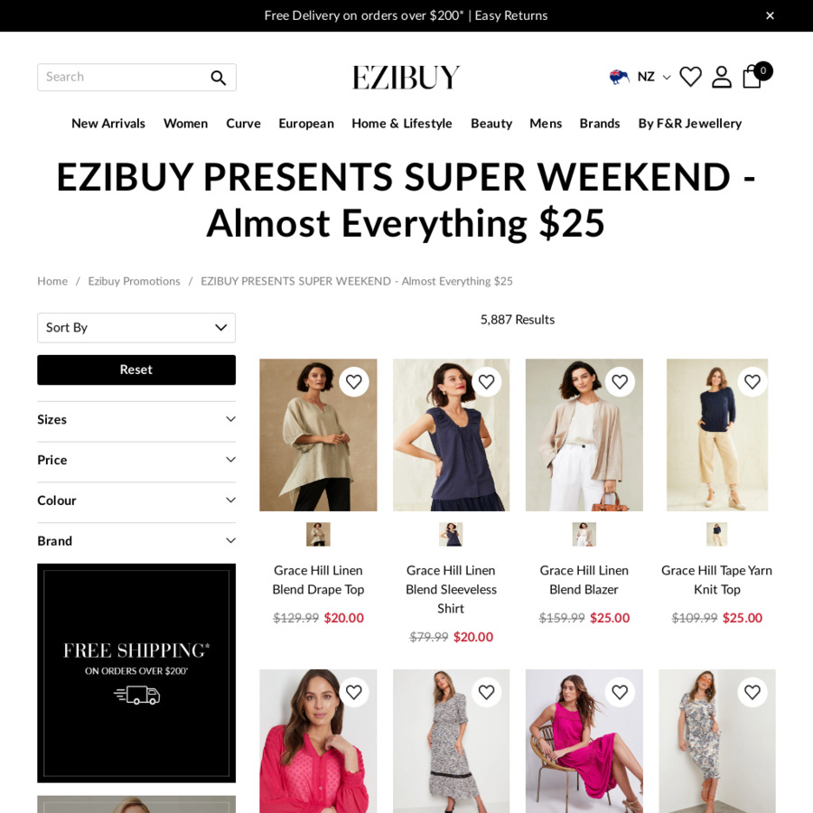 Up to 90% off (Most Items $20-$25) @ EziBuy - ChoiceCheapies