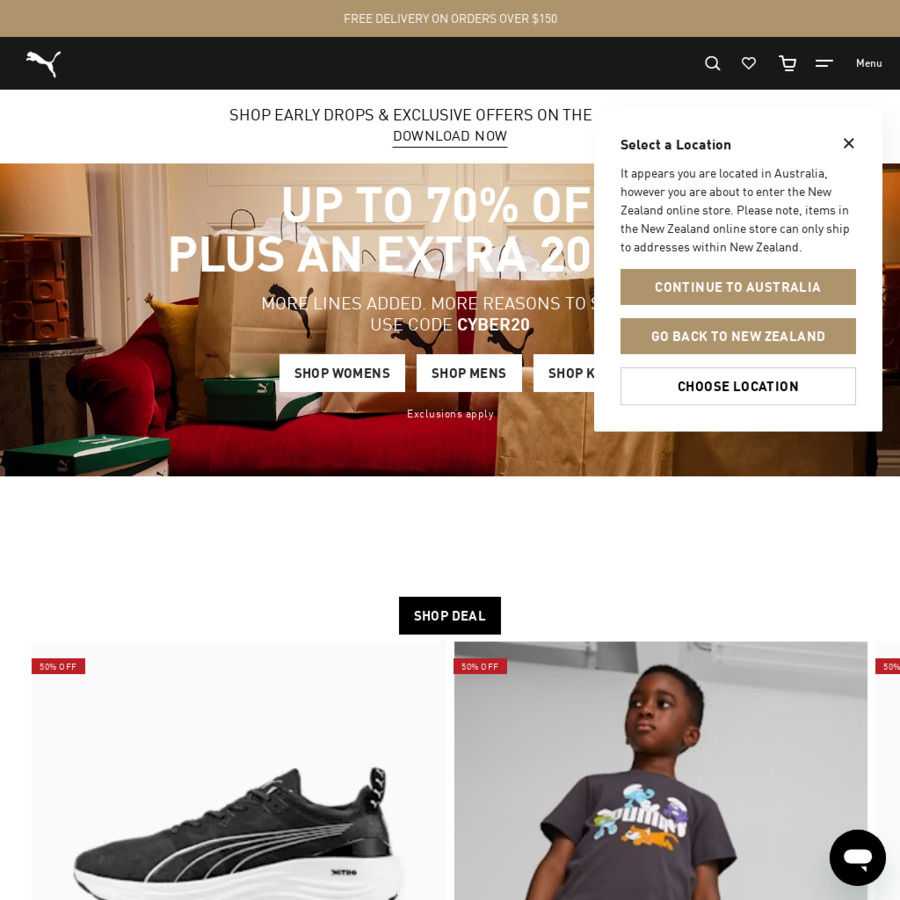 Up to 70% off Plus an Extra 20% off (Exclusions Apply) + $11 Delivery ($0 with $150 Order ...