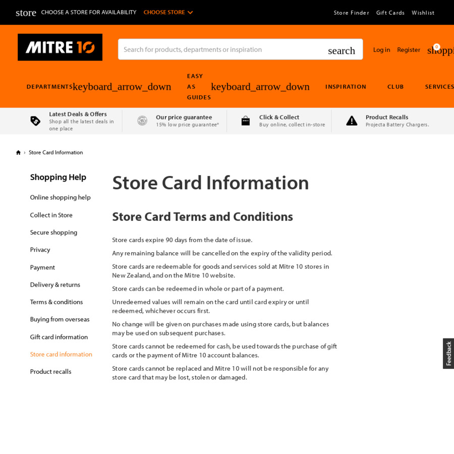 [Auckland] $15 Store Card for Every $100 Spent @ Mitre 10 (Instore Only ...