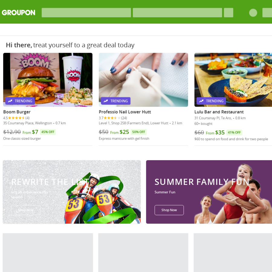 Up to 30% off @ Groupon NZ - ChoiceCheapies