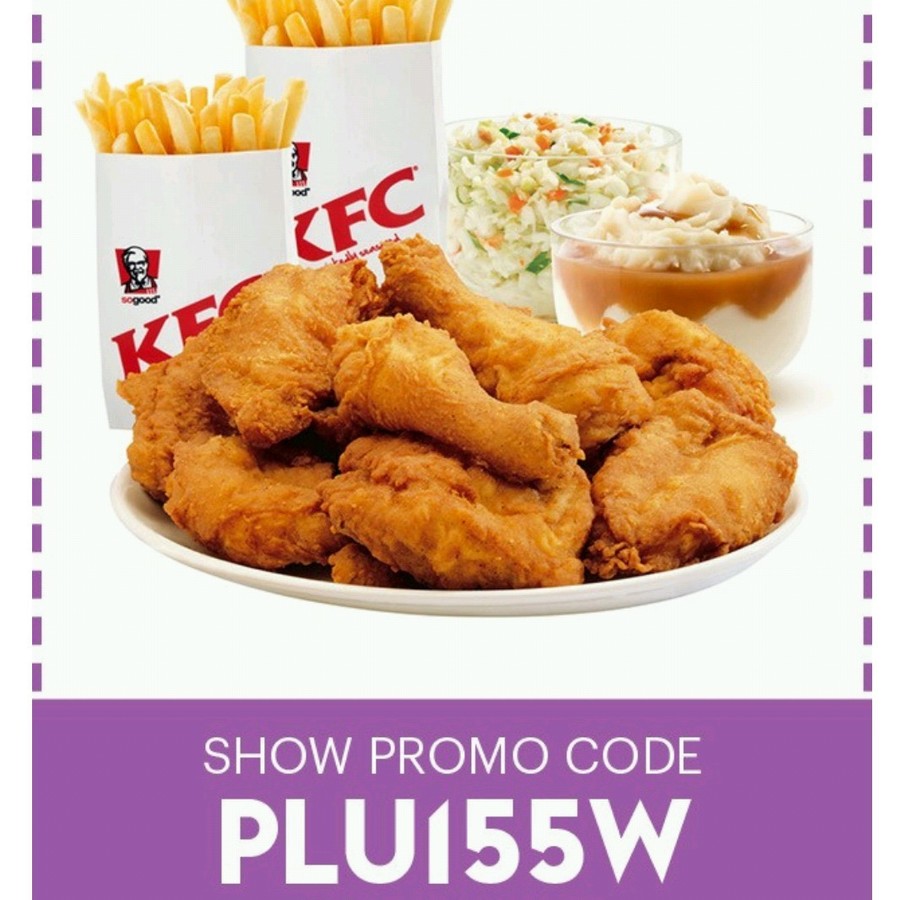 Sky Perks App - KFC Family Fiesta $26.90 8pcs Chicken, 2x Chips, 1x ...