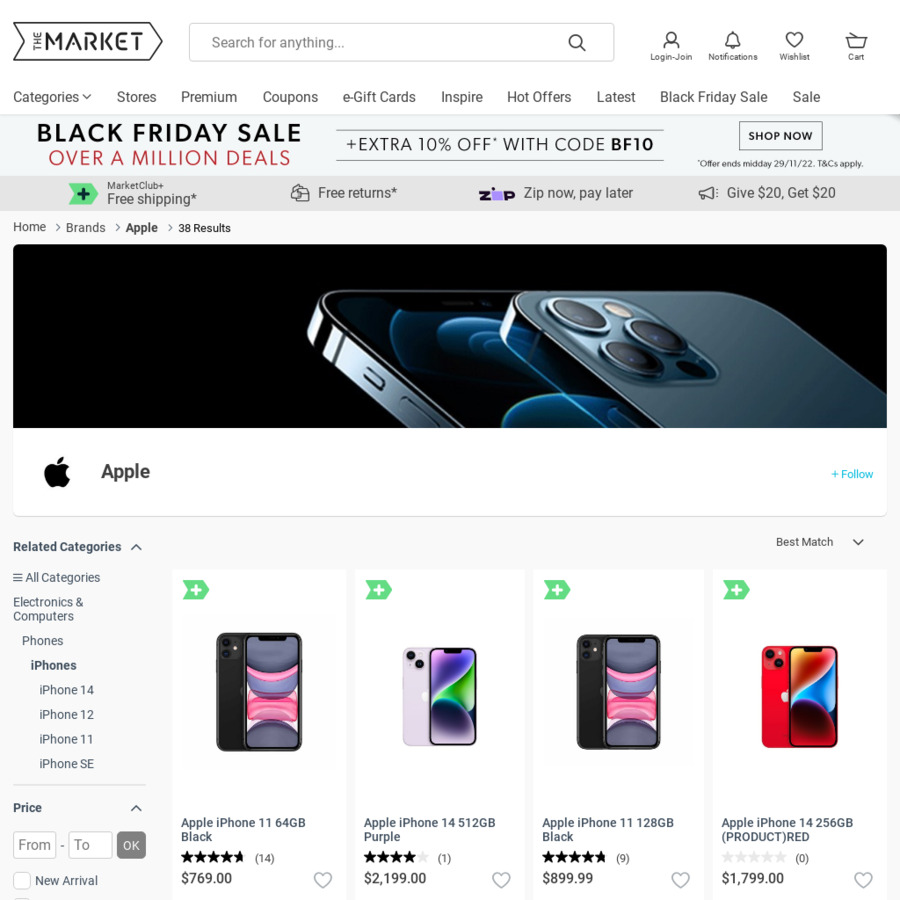 Extra 5% off Apple iPhone SE, iPhone 11, iPhone 12, iPhone 14, iPhone ...