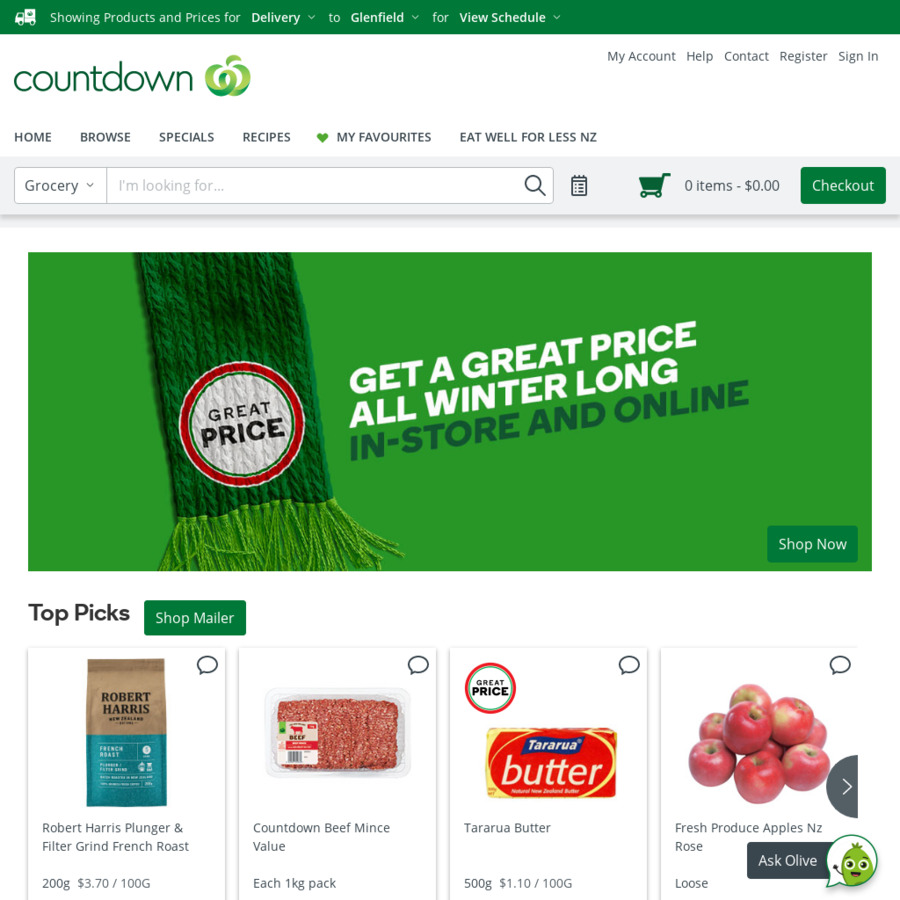 $10 off Your Order @Countdown Supermarket - ChoiceCheapies