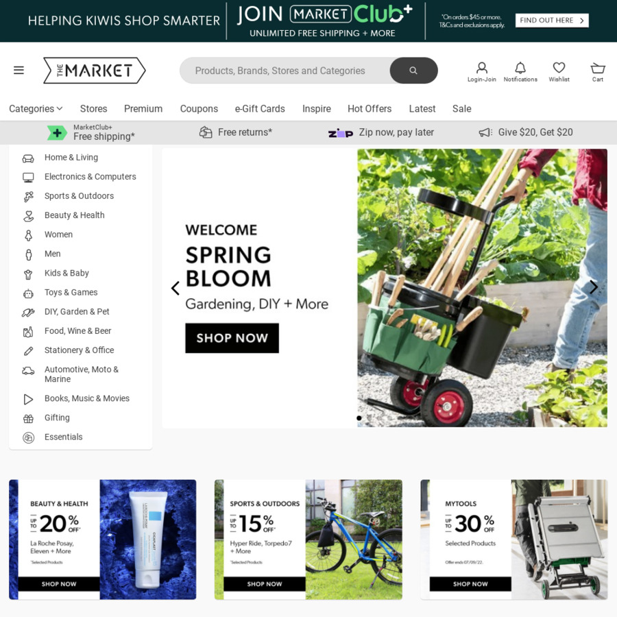 $5 off (Minimum $50 Spend) @ The Market (Requires MarketClub ...