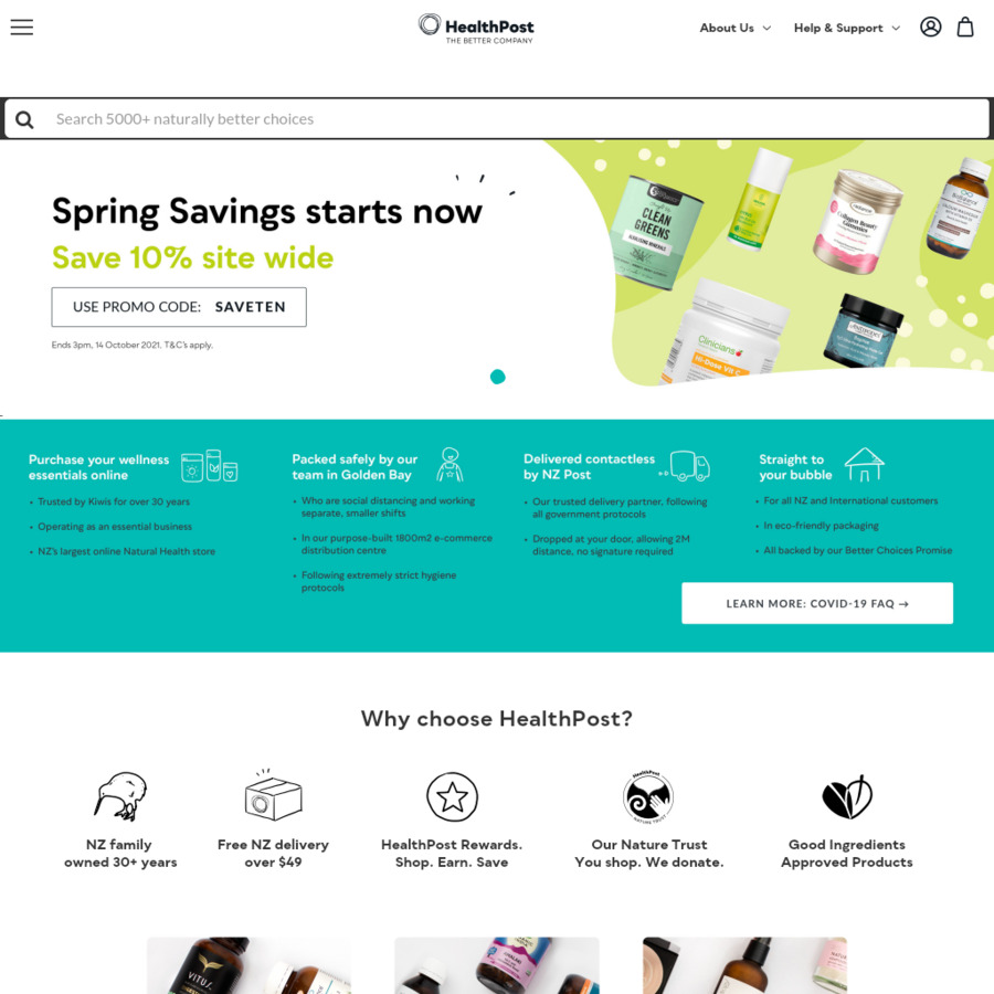 Up to 20% off Site Wide (Plus Free Shipping over $49) @ HealthPost ...