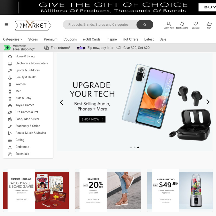 [Market Club] Save $10 off $80, $20 off $160, $40 off $320 (Exclusions ...