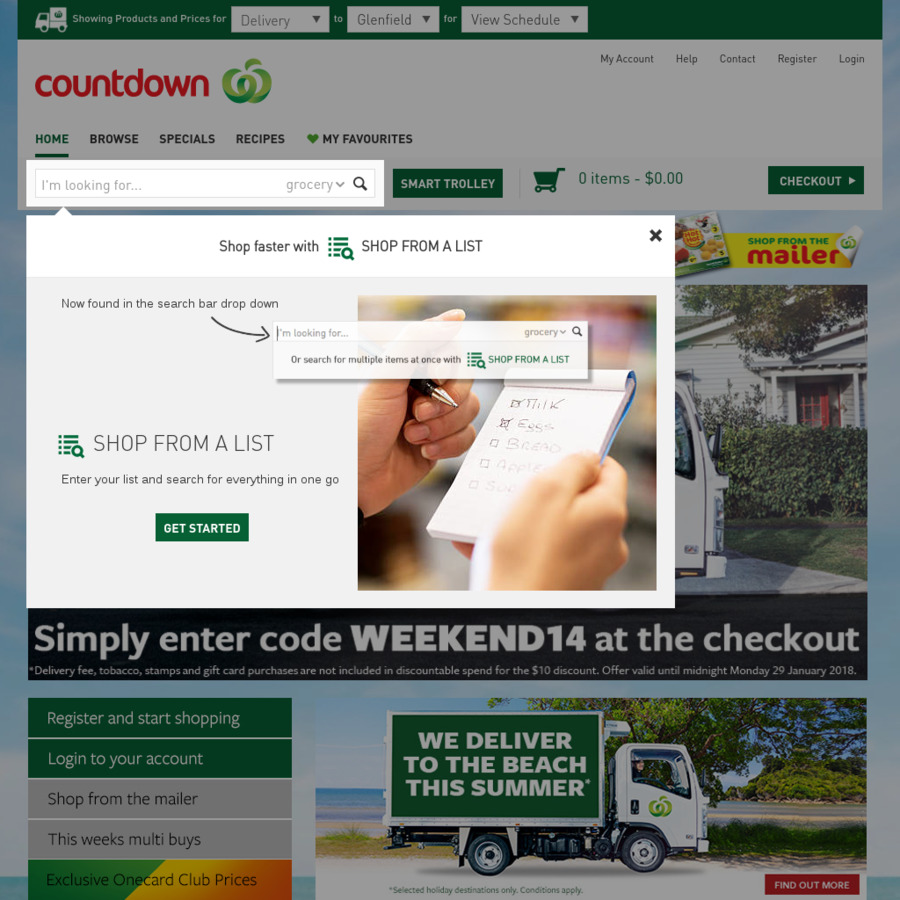 $10 off at Countdown Online (Min $200) - ChoiceCheapies