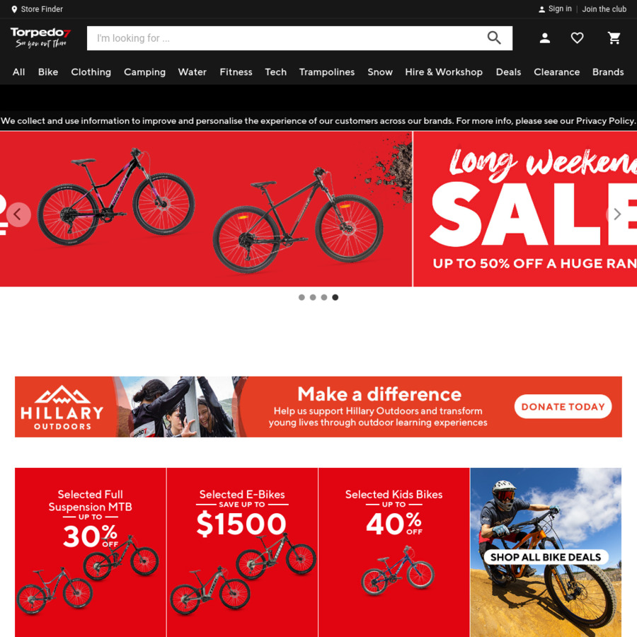 Updated Hospitality Code @ Torpedo7 - ChoiceCheapies