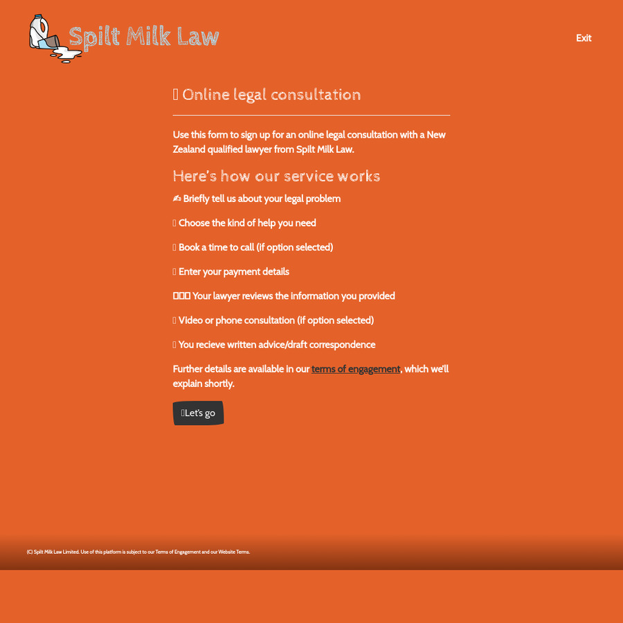 Ten Minutes of Legal Advice for $5 @ Spilt Milk Law - ChoiceCheapies