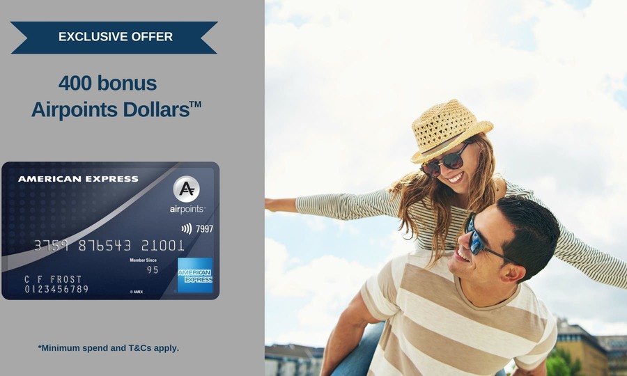 400 Airpoints Dollars with AmEx Platinum Airpoints Card ($195 Annual ...