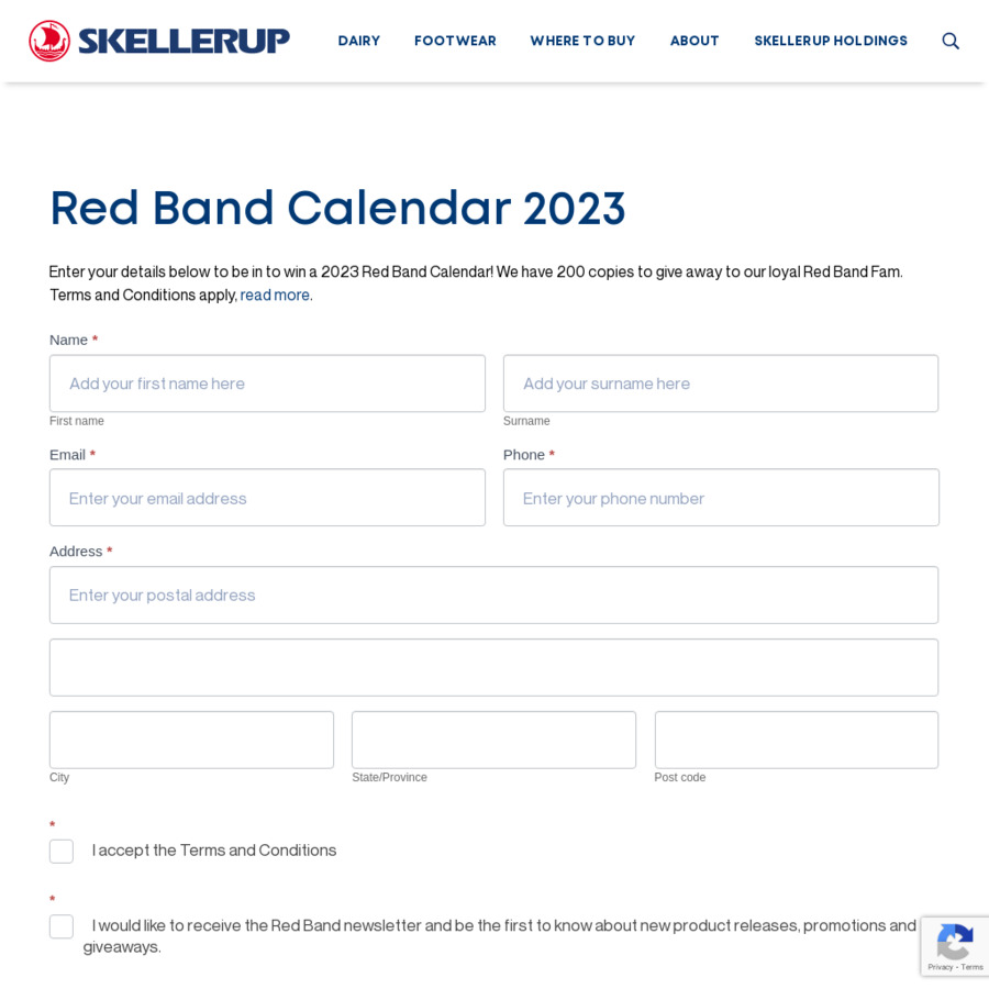 Win 1 of 200 Red Band 2023 Calendars @ Skellerup - ChoiceCheapies ...