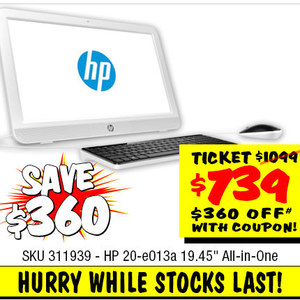 $739 HP All-in-One PC @ JB Hi-Fi ($360 off with Coupon) - ChoiceCheapies