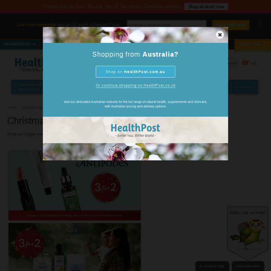 Healthpost - $5 Voucher - ChoiceCheapies