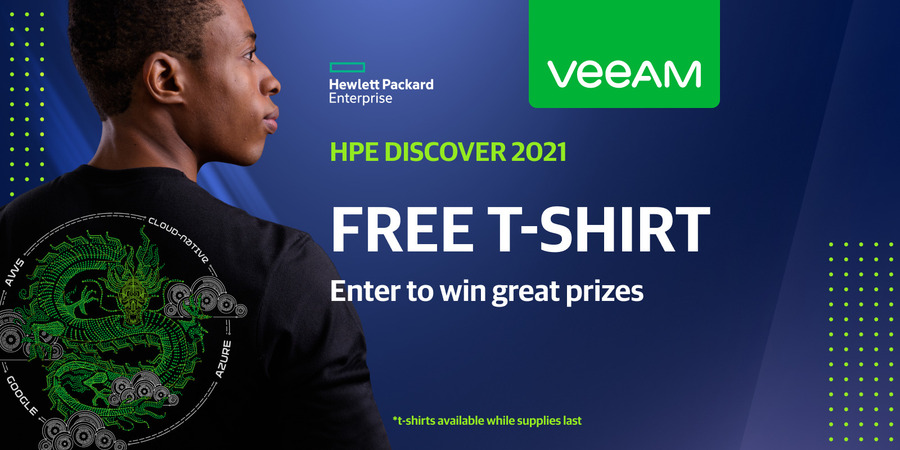 Free HPE Veeam T-Shirt Delivered (Company Email Required) @ Veeam ...
