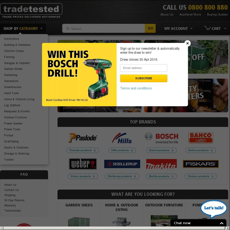 Trade Tested $50 off $250+ Spend - ChoiceCheapies