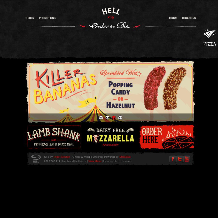 Hell Pizza Tuesday Free Deliveries on Orders over $20 - ChoiceCheapies