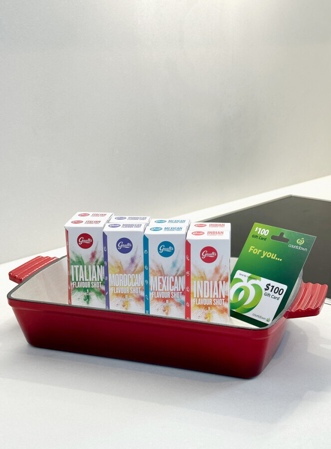 Win $100 Countdown Voucher, Simon Gault Cast Iron Red Baker (33x23cm ...