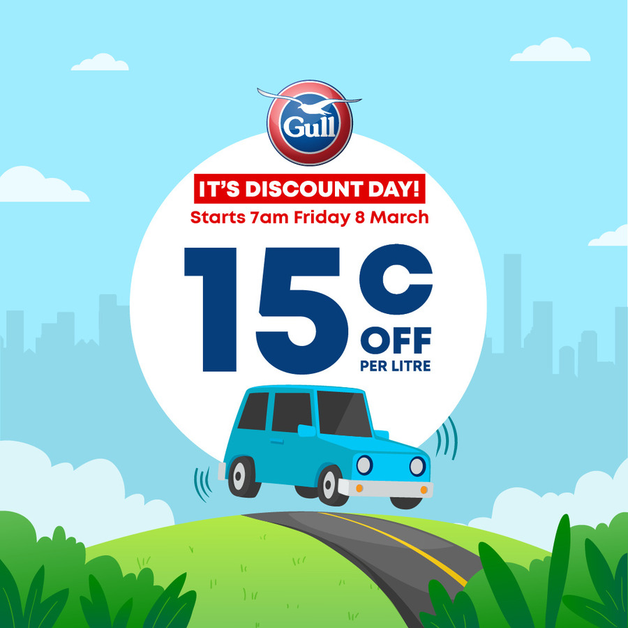Save $0.15/L (All Grades) @ Gull - ChoiceCheapies