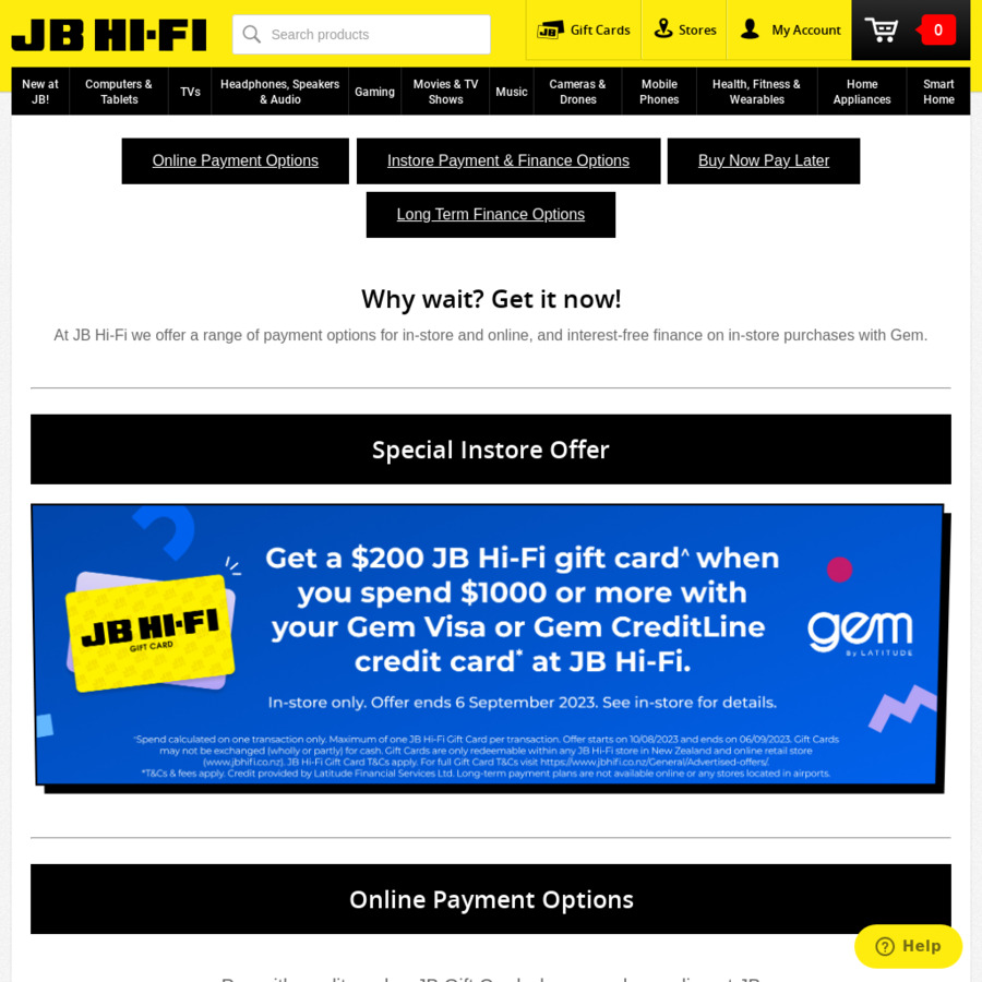 Receive $200 Store e-Gift Card When You Spend $1000 or More with Gem ...