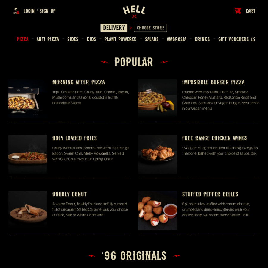 Double Sized Pizza (12 Inches) $16.66 @ Hell Pizza - ChoiceCheapies