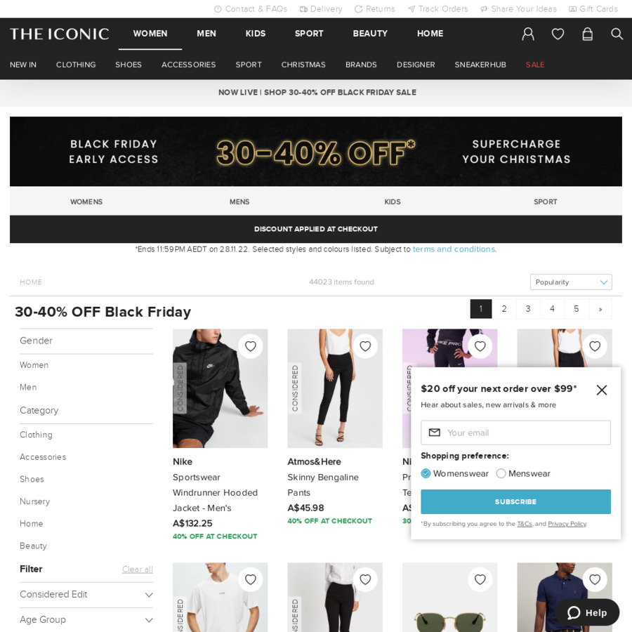 30% or 40% off Select Items (Discount Applied at Checkout) @ The Iconic ...