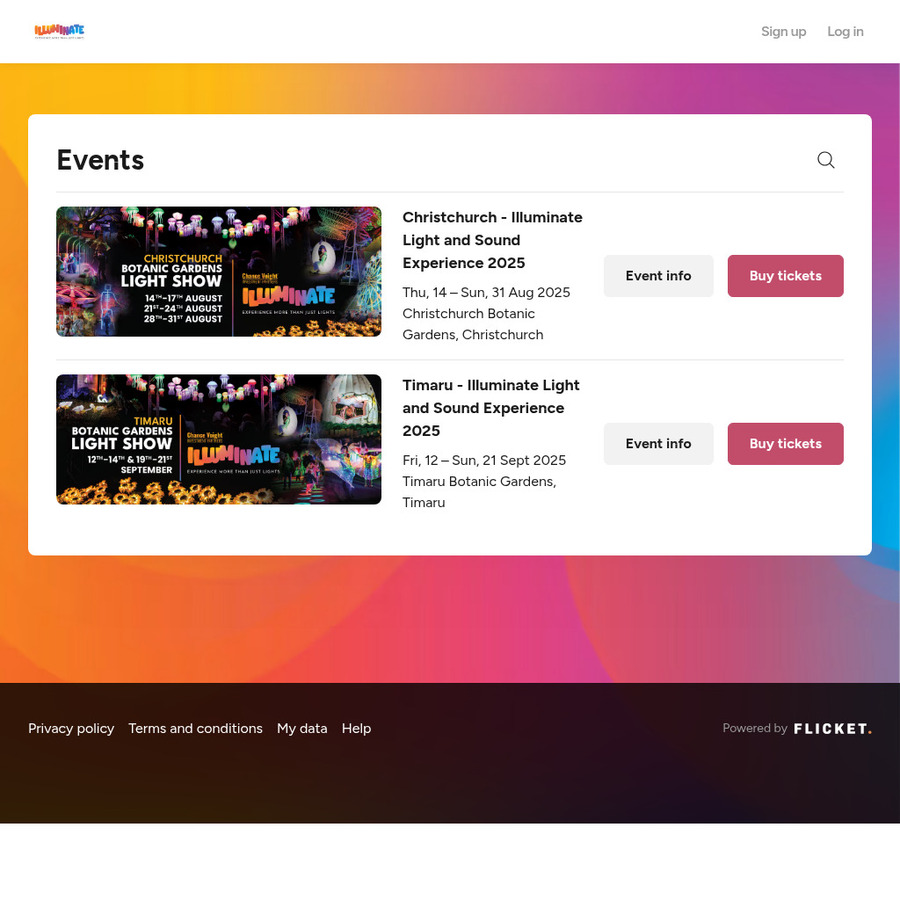 [CHCH] 20% off (15-17 Aug: from $12 + Fees) or 50% off (14 Aug: from $7 ...