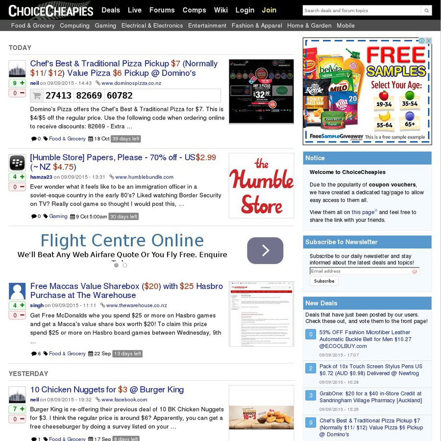 ChoiceCheapies First Birthday Competition - $500 Worth of Cash Prizes ...