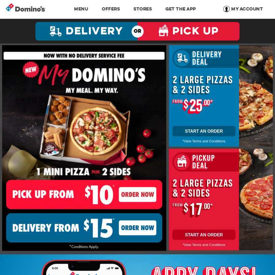 50% off Large Pizzas (Pickup Excludes Value, Extra Value, Mini, Half ...