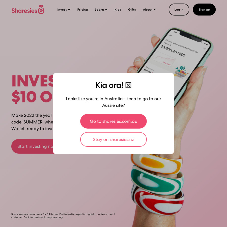 $10 New Sign up Bonus @ Sharesies - ChoiceCheapies