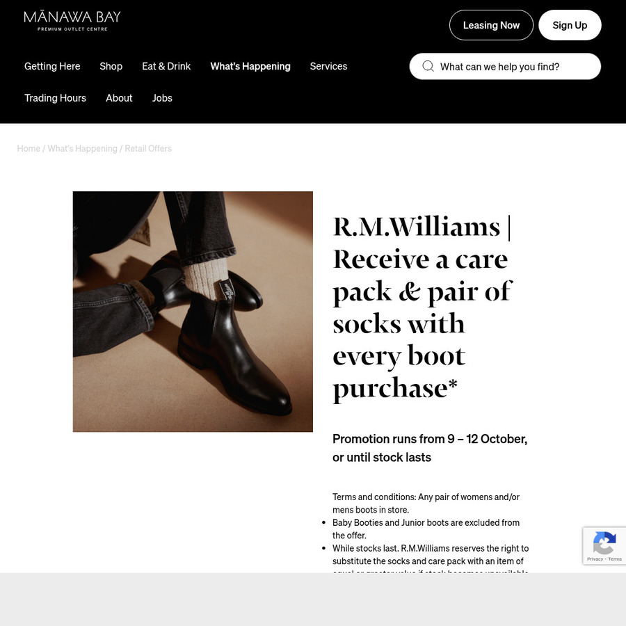 [AKL] Receive a Care Pack + Pair of Socks with Every Adult Boot ...