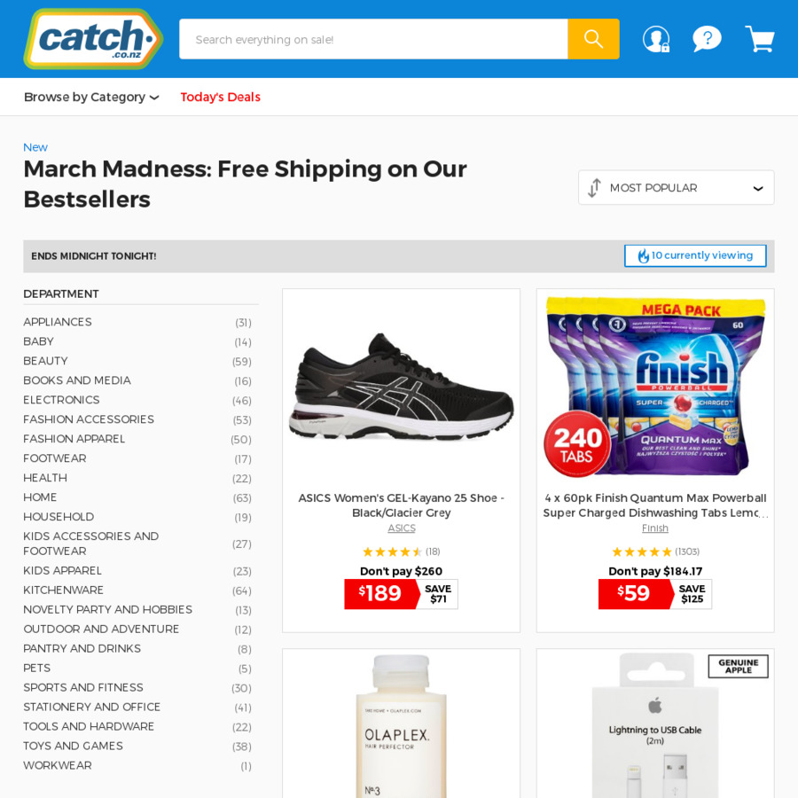 Free Shipping on Bestsellers on Catch.co.nz - ChoiceCheapies