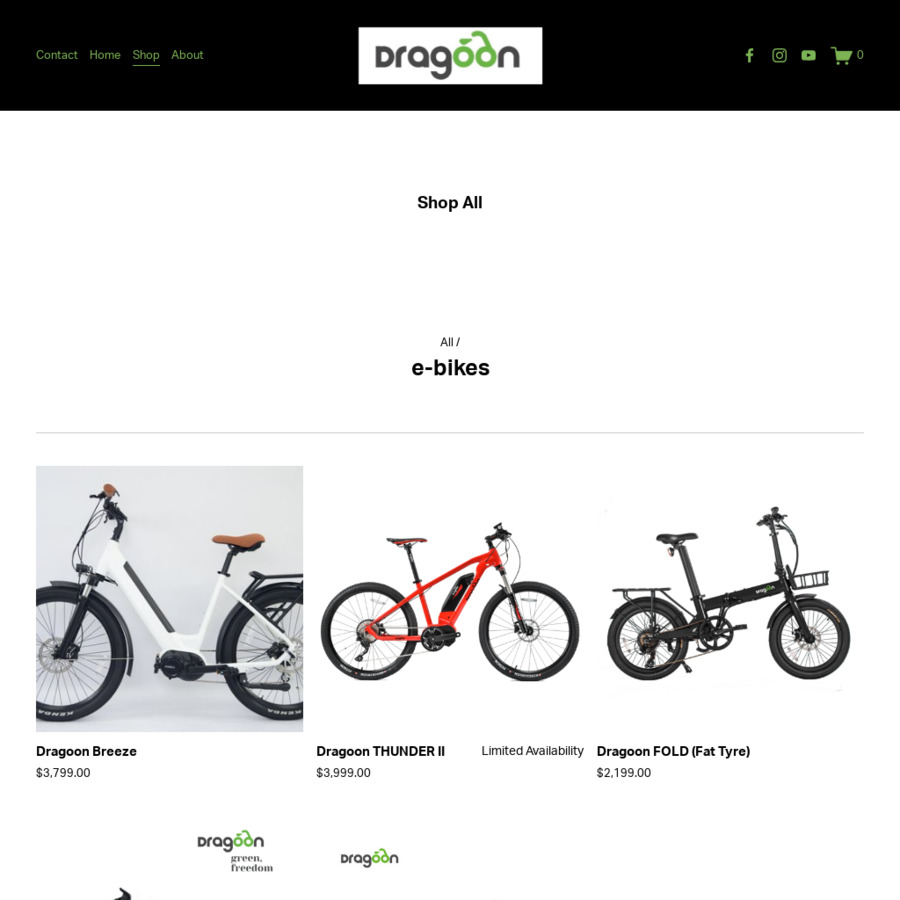 30% off All Electric Bikes and Scooters @ Dragoon Bikes (Instore or ...