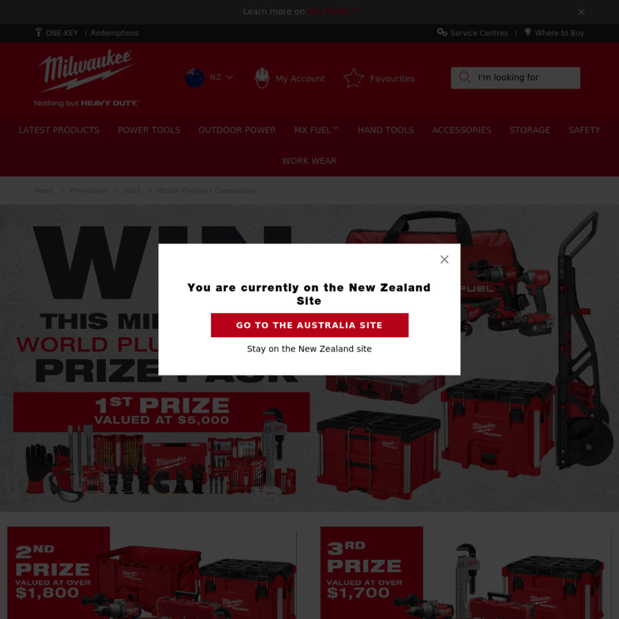 Win 1 of 3 Milwaukee Tools Prize Packs @ Milwaulkee Tool (Requires Free ...