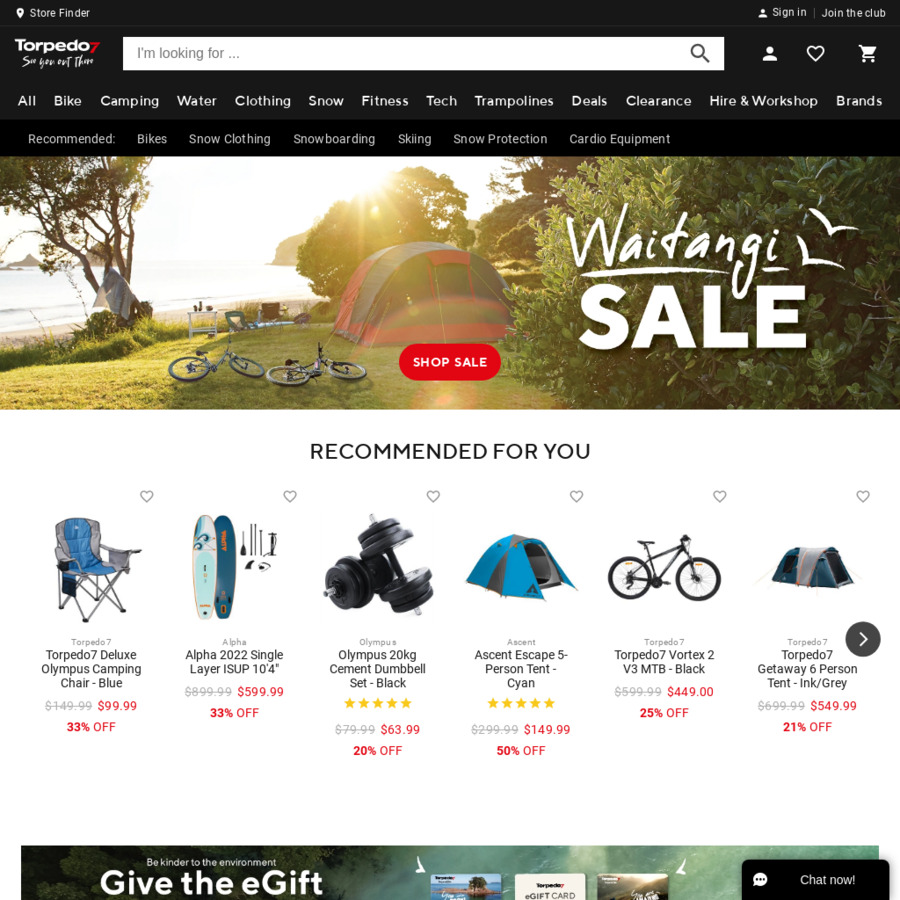 15% off Full-Priced Items @ Torpedo7 - ChoiceCheapies