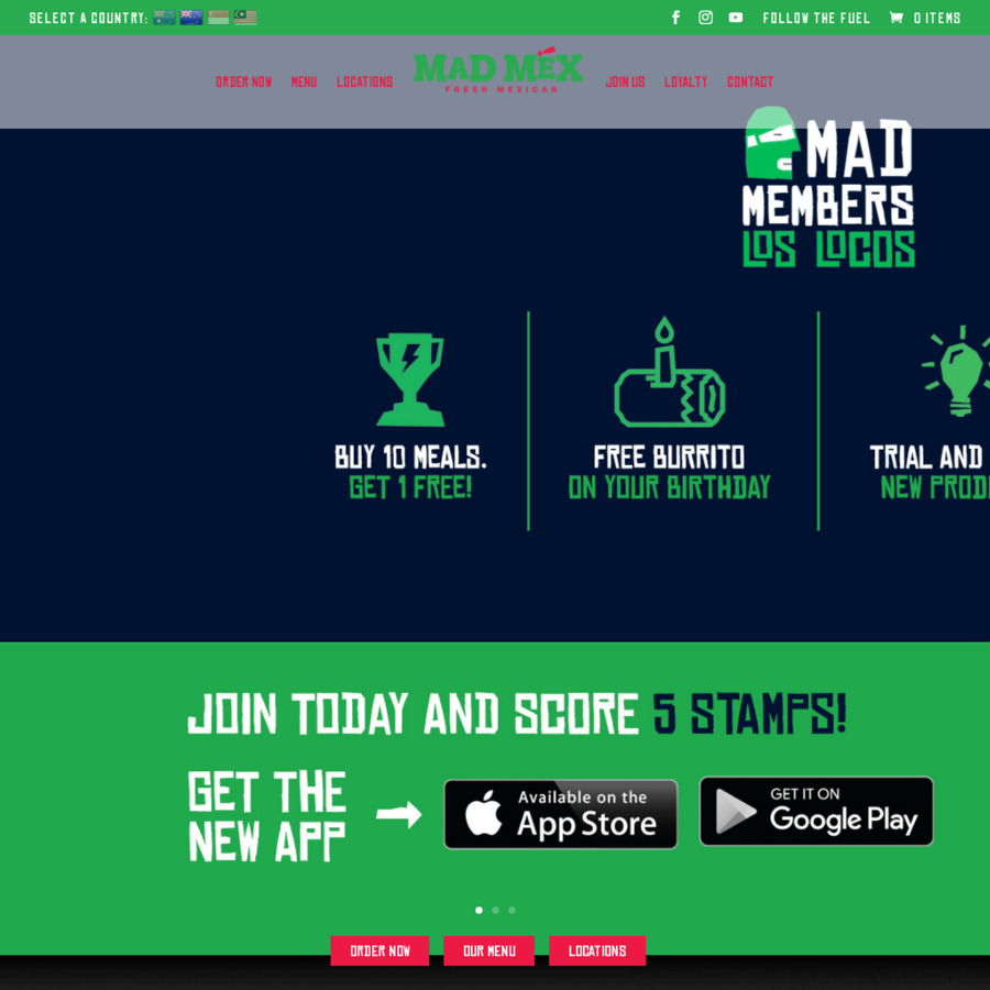 2 for 1 Burritos @ Mad Mex App - ChoiceCheapies