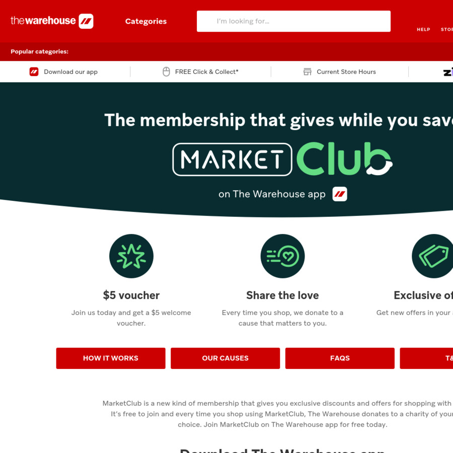 $5 off $50 Spend; 15% off Vacuum Cleaners; 20% off Board Games ...